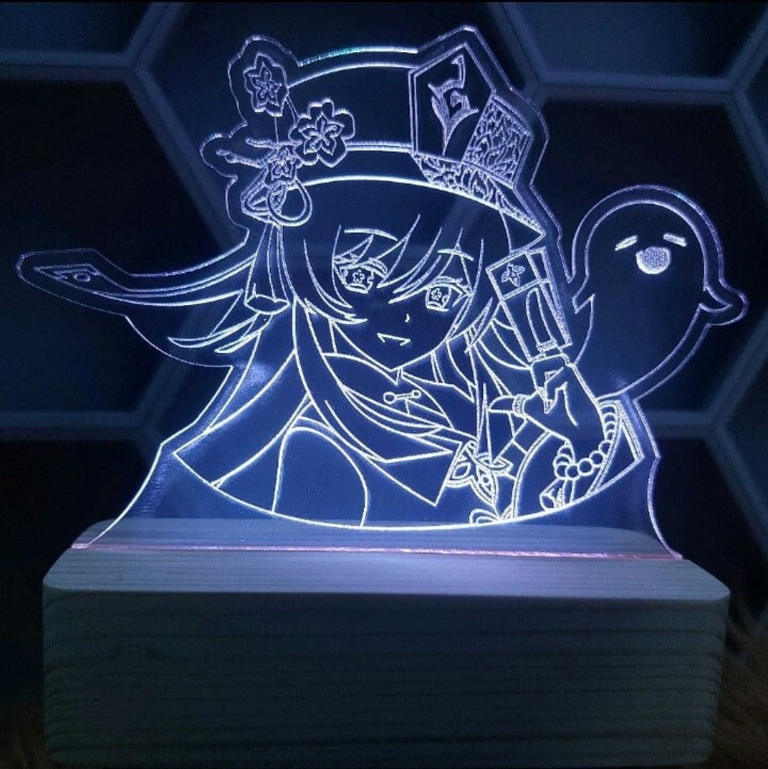 Anime LED Neon Sign, Anime Genshin Hu Tao Neon Sign, Custom Neon Sign ...