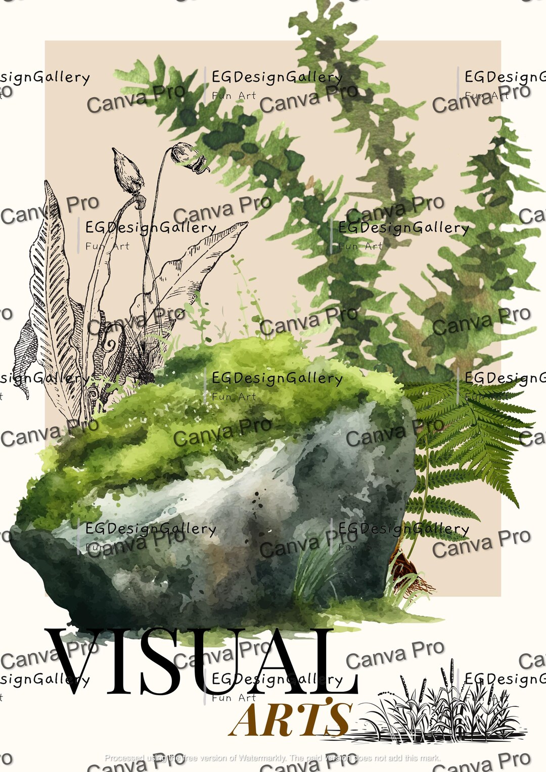 Visual Arts Canva Pro Digital Poster Template | 42x59.4cm | Editable ...