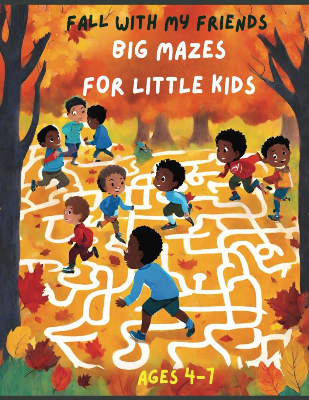 Fall With My Friends! Big Mazes for Little Kids. - Etsy