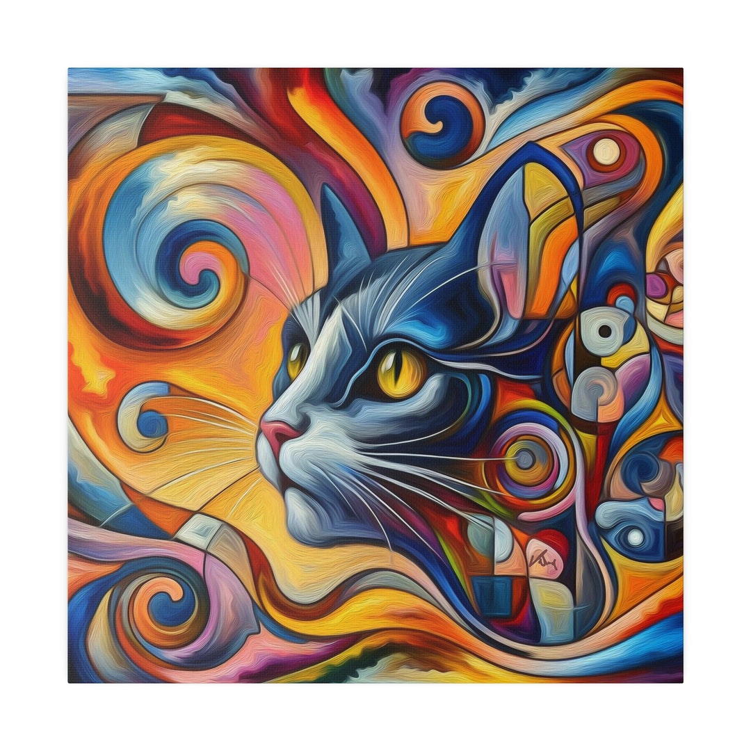 Cat Art | Feline Fine Art | Cat Oil Painting | Cats on Canvas | Cat ...