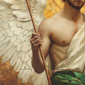 St Raphael Archangel Painting St Raphael Art St Raphael Spiritual St ...