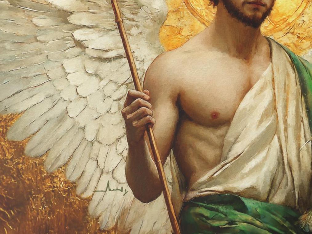 St Raphael Archangel Painting St Raphael Art St Raphael Spiritual St ...