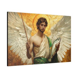 St Raphael Archangel Painting St Raphael Art St Raphael Spiritual St ...