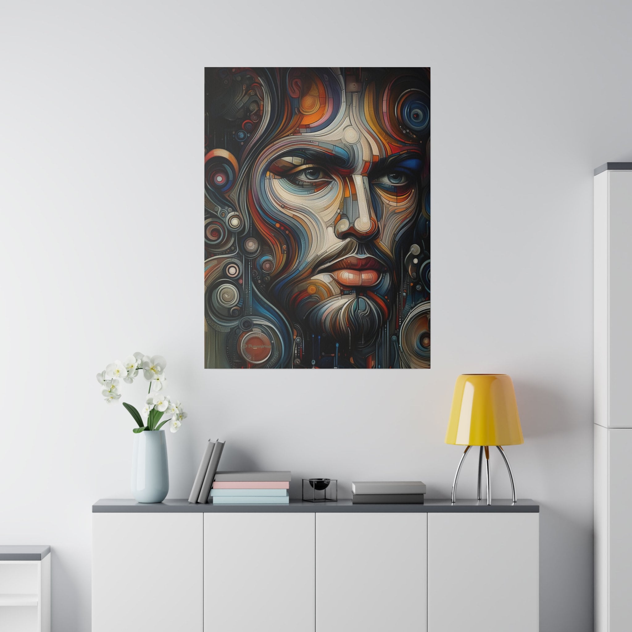 Boy Abstract Oil Painting on Canvas Man Modern Art for Home Decor ...