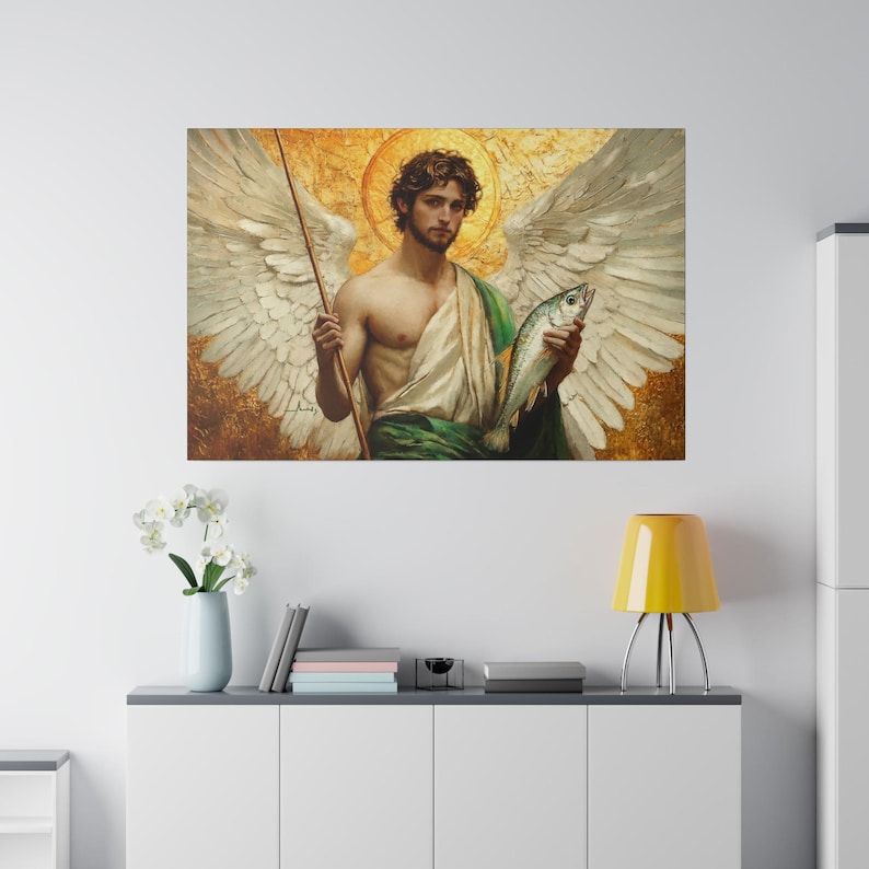 St Raphael Archangel Painting St Raphael Art St Raphael Spiritual St ...