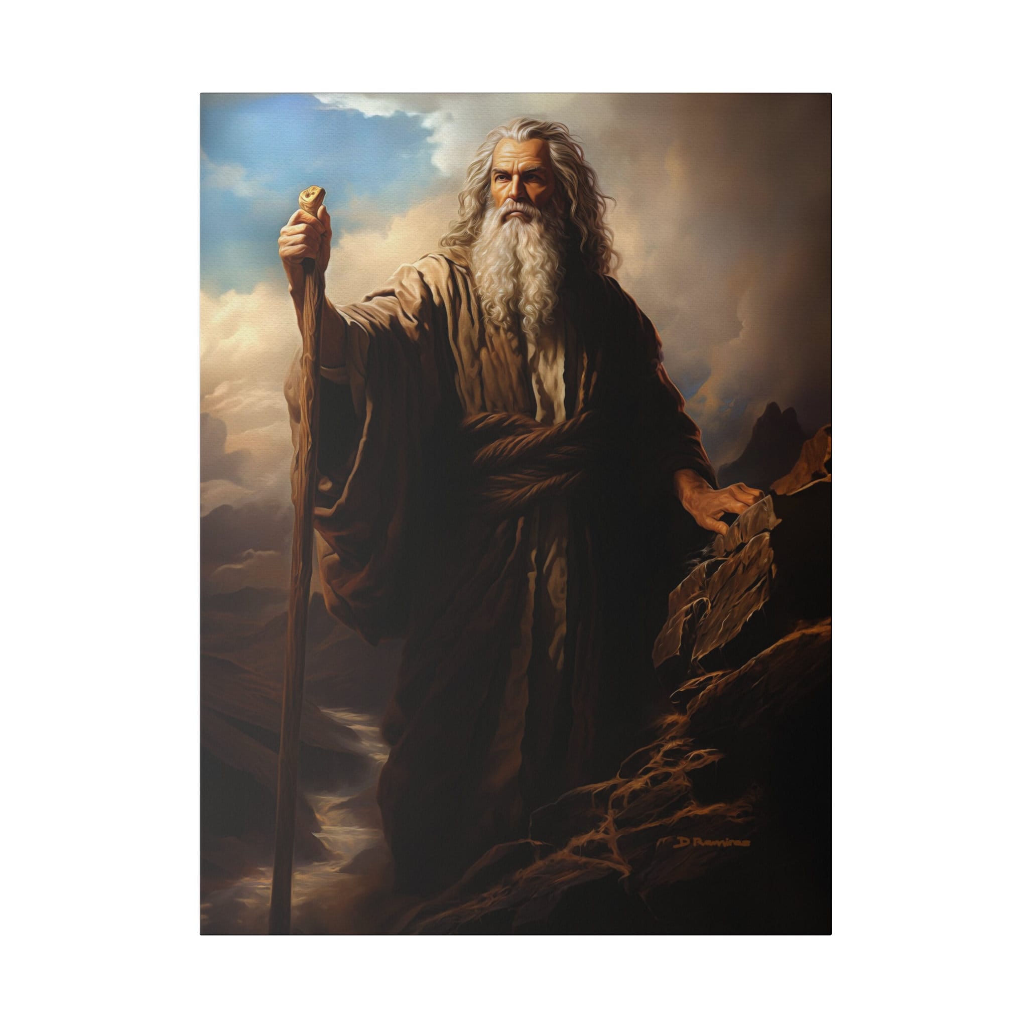 MOSES | Moses Painting | Moises | Ten Commandments | Los 10 ...