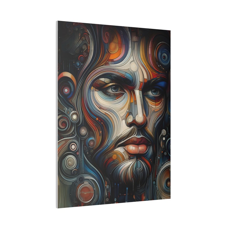 Boy Abstract Oil Painting on Canvas Man Modern Art for Home Decor ...