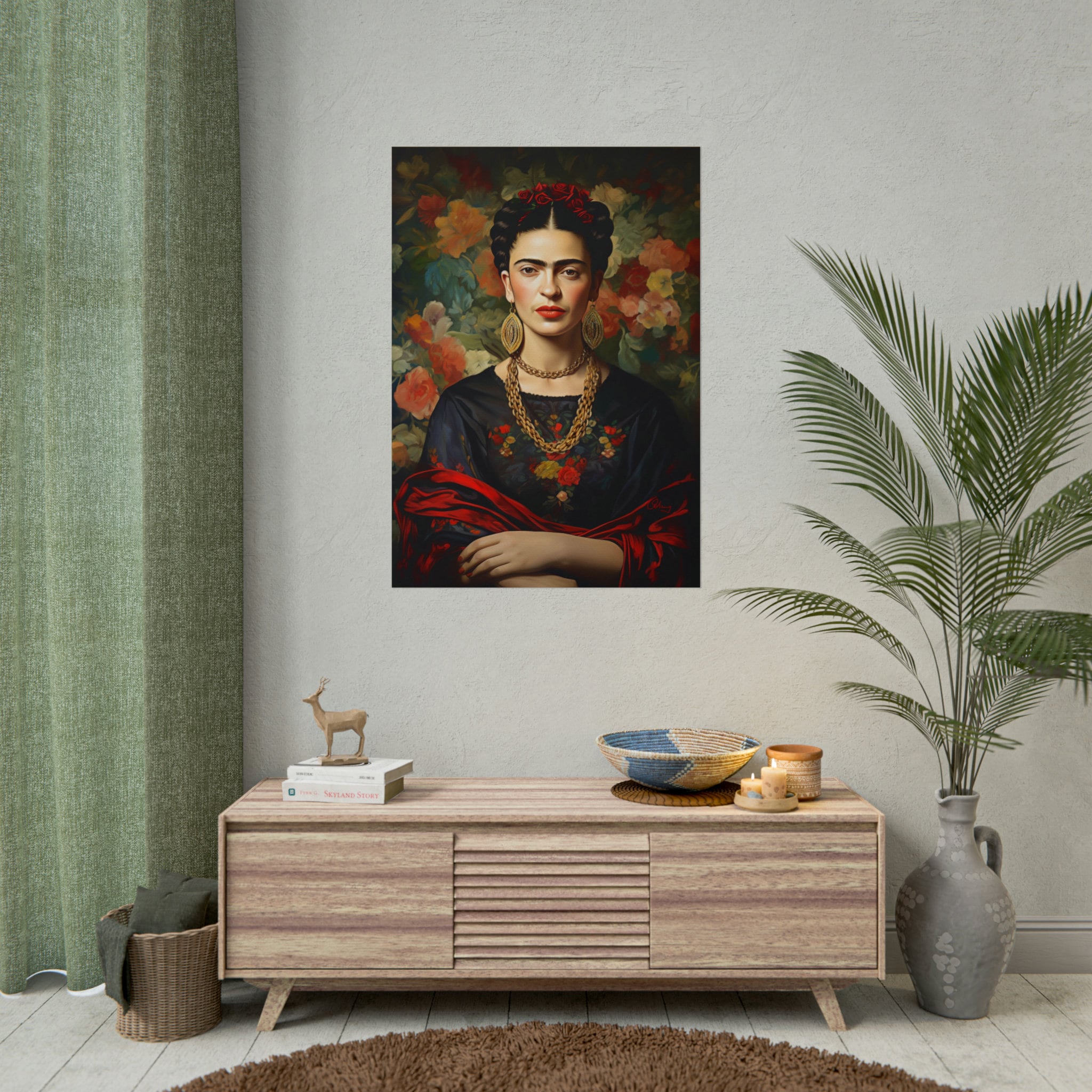 Frida Kalho Oil Painting Canvas or Paper Frida Art for Home Decor ...