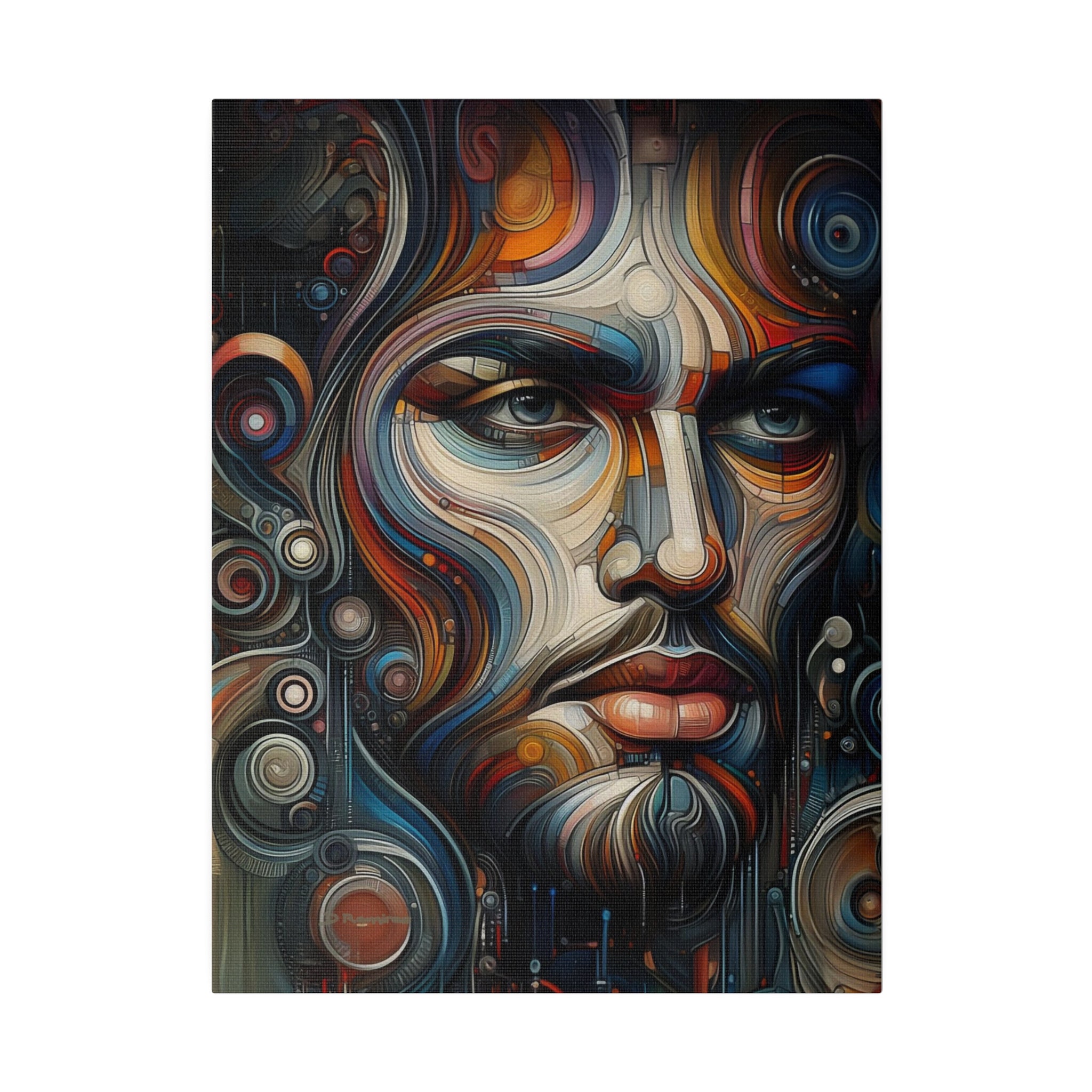 Boy Abstract Oil Painting on Canvas Man Modern Art for Home Decor ...