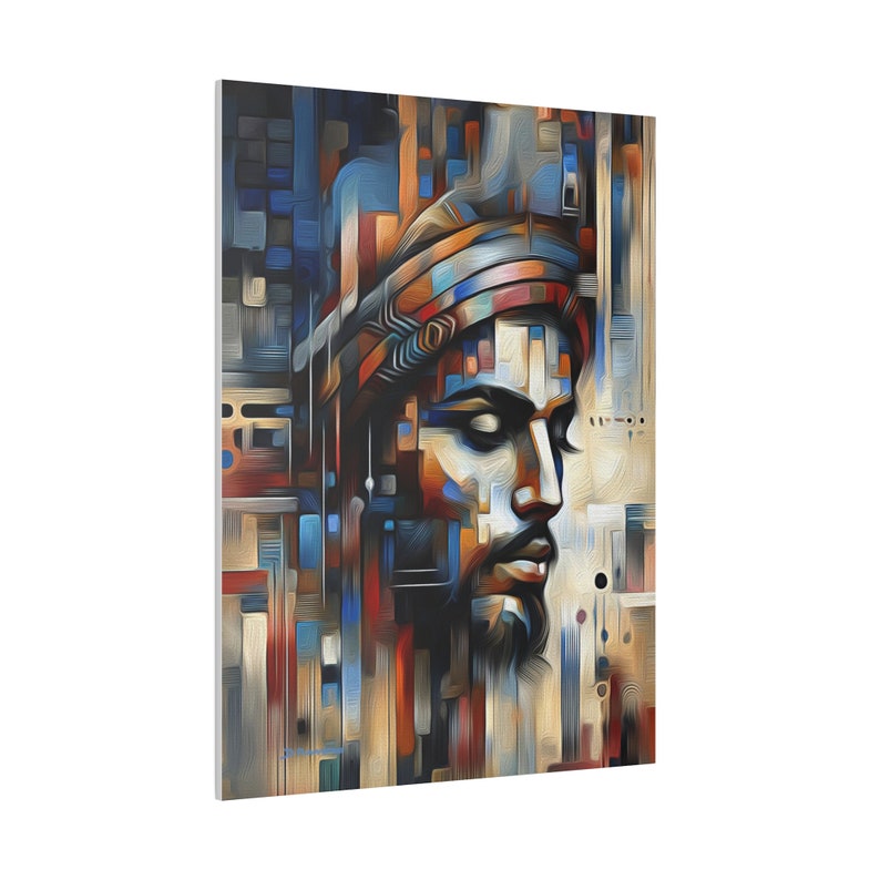 Nomad Man Oil Painting on Canvas Indian Man Modern Art for Home Decor ...