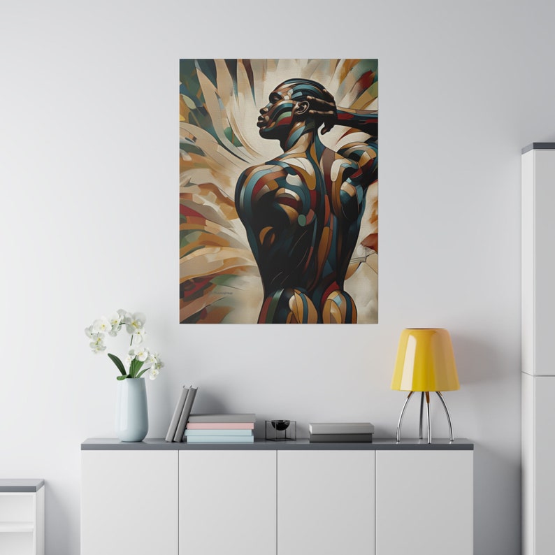 African Man Painting Canvas or Paper Replica Art Beautiful African Man ...