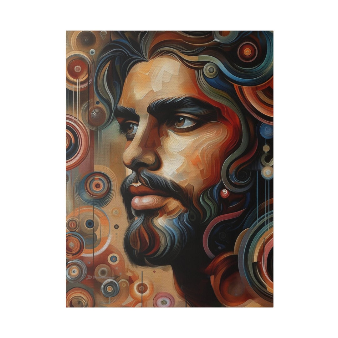 Joshua Abstract Oil Painting on Canvas Biblical Faith Modern Art Home ...