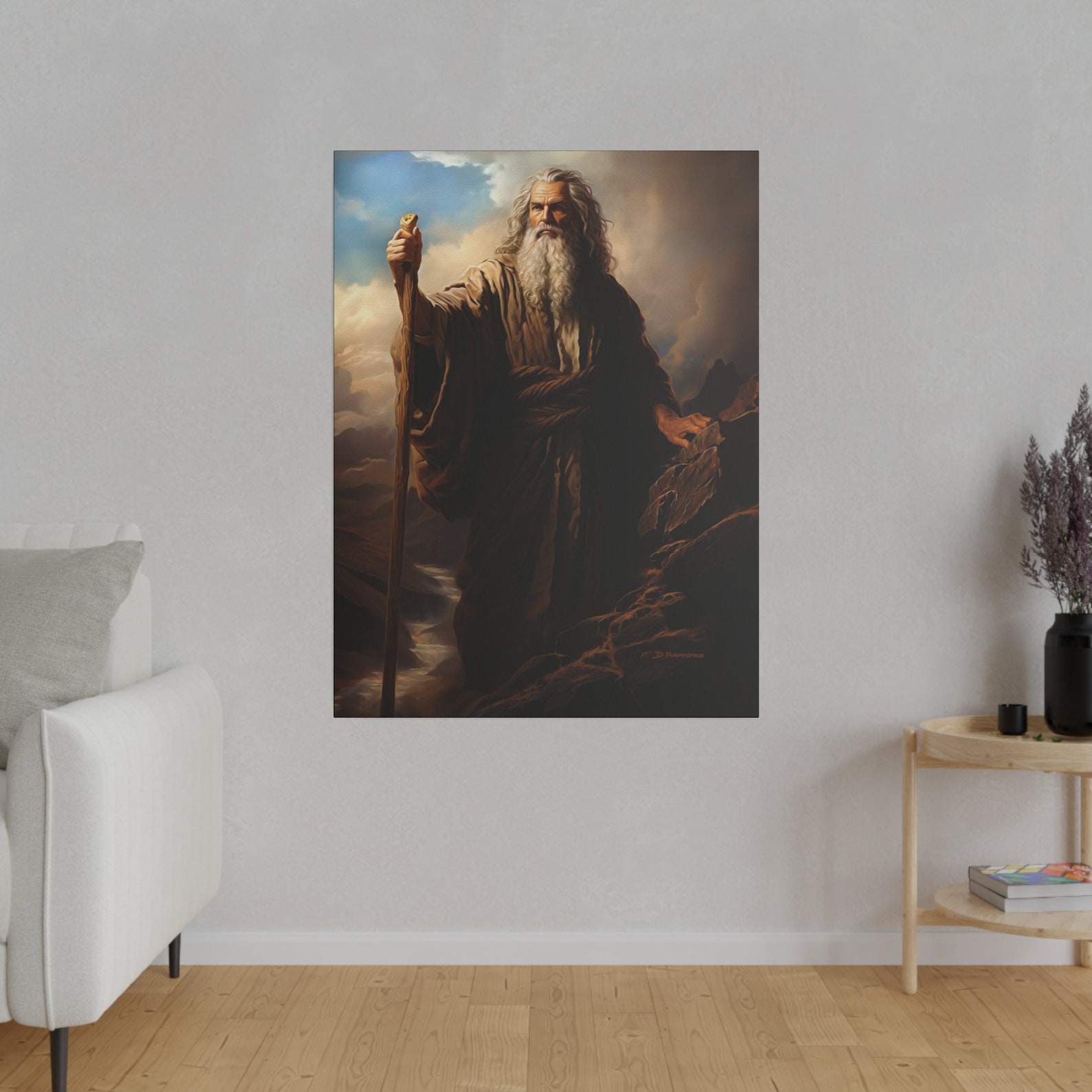 MOSES | Moses Painting | Moises | Ten Commandments | Los 10 ...