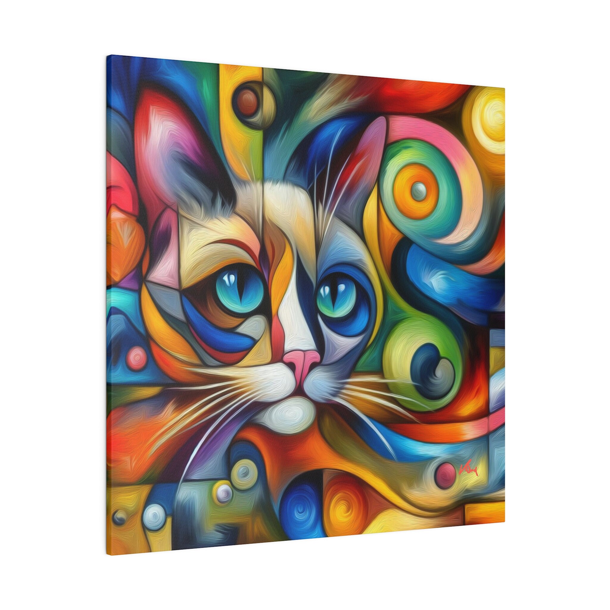 Cat Art | Feline Fine Art | Cat Oil Painting | Cats on Canvas | Cat ...