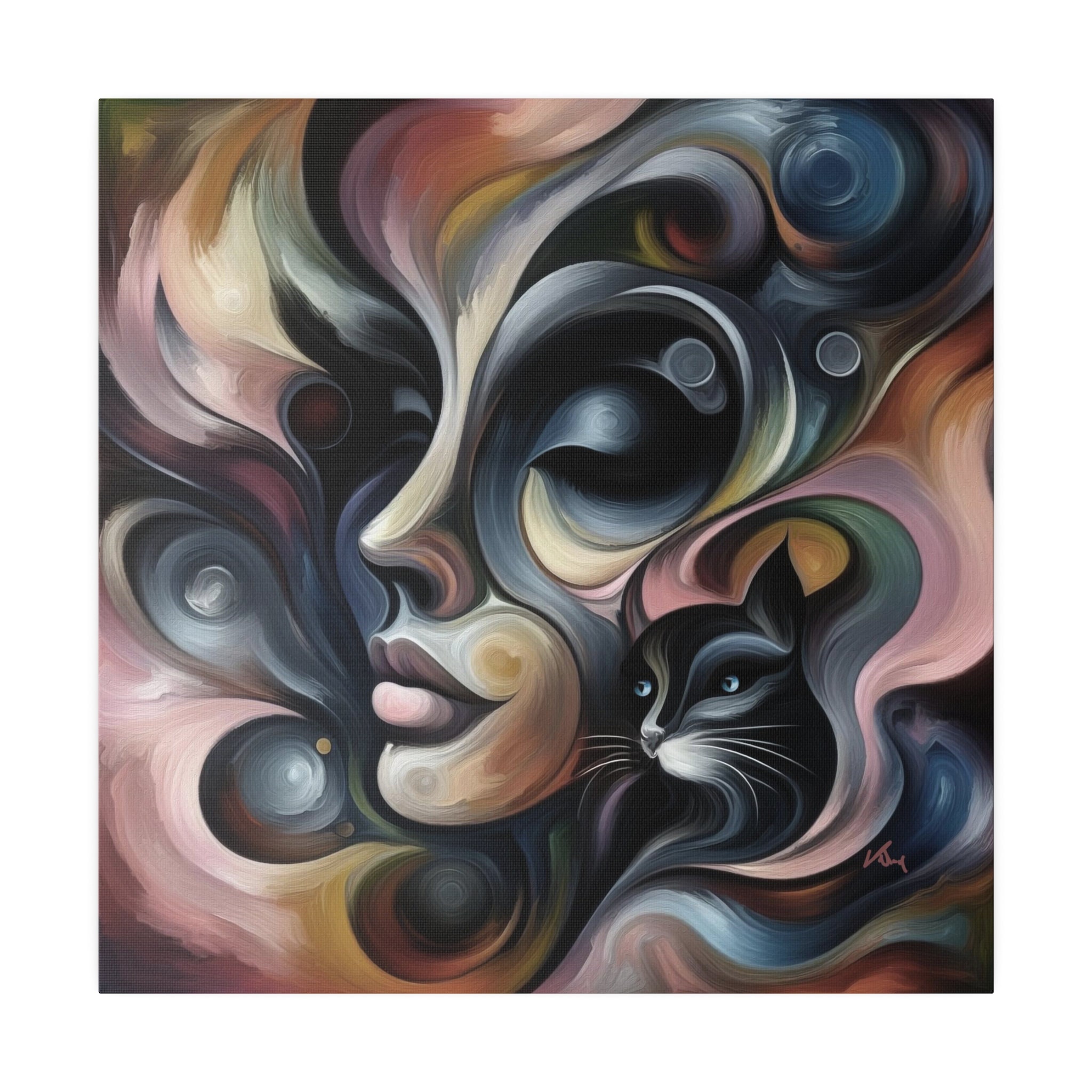 Cat Art | Feline Fine Art | Cat Painting | Cats on Canvas | Cat Lovers ...