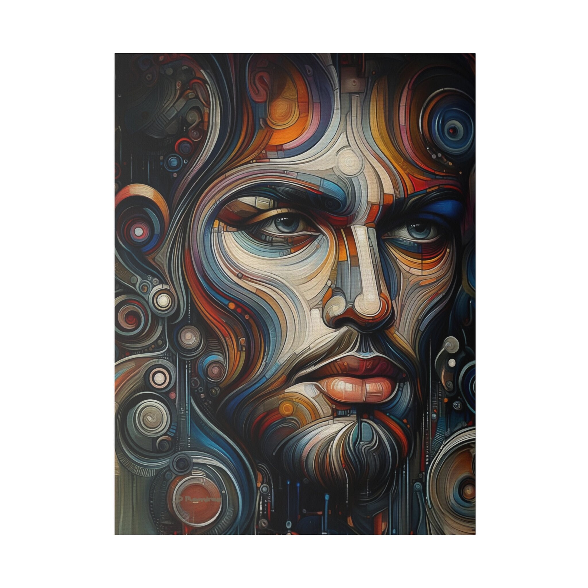 Boy Abstract Oil Painting on Canvas Man Modern Art for Home Decor ...