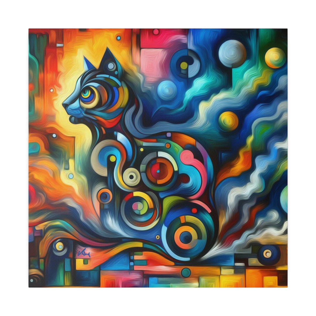 Cat Art | Feline Fine Art | Cat Oil Painting | Cats on Canvas | Cat ...