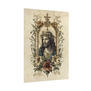 Jesus Vintage Illustration Spiritual Art Jesus Artwork Peaceful Jesus ...