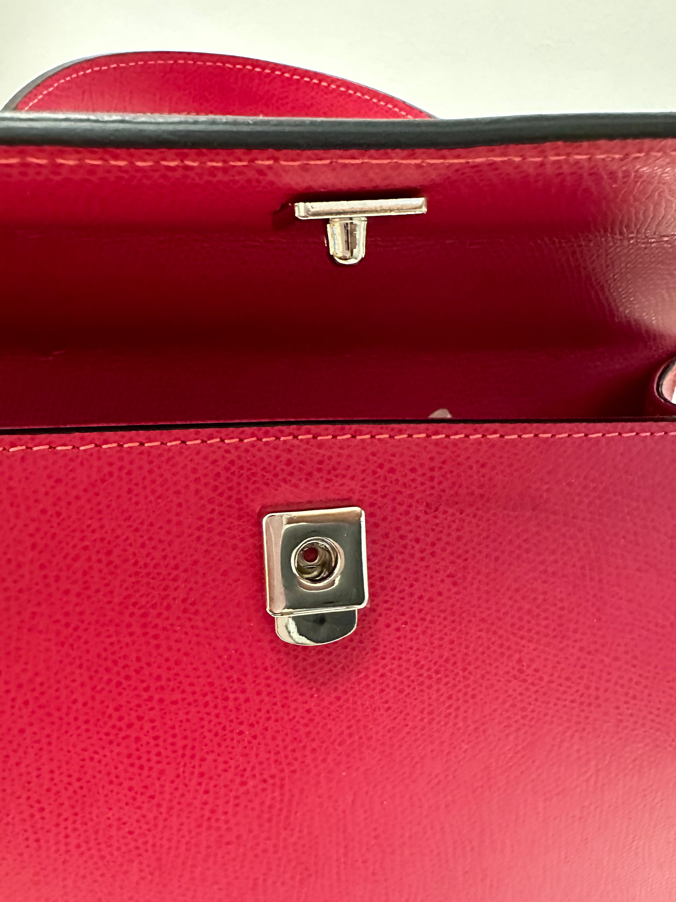 Modern Original Raspberry Bag Made of Genuine Italian Leather Bag A Bag ...