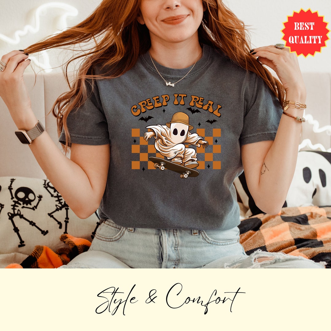 Comfort Colors® Creep It Real Halloween Shirt, Funny Halloween Tee ...