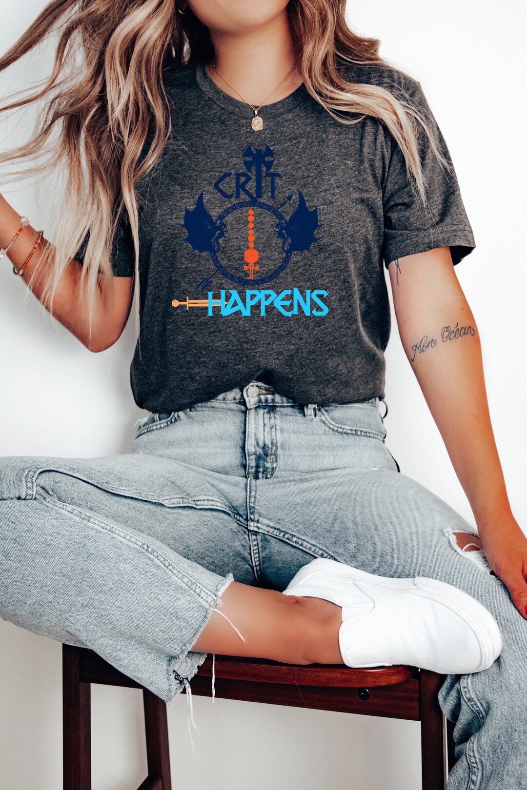 Crit Happens Dnd Shirt Dnd Shirt Funny Dungeon Master Shirt Dnd Gift ...