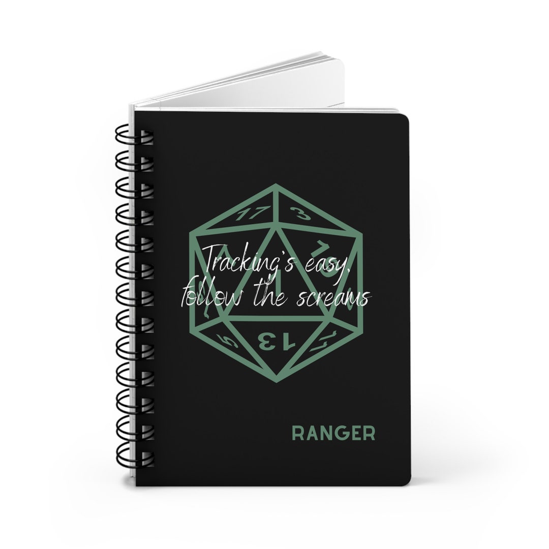Dnd Notebook Ranger Journal D&d Notebook Dnd Character Dnd Gifts for ...