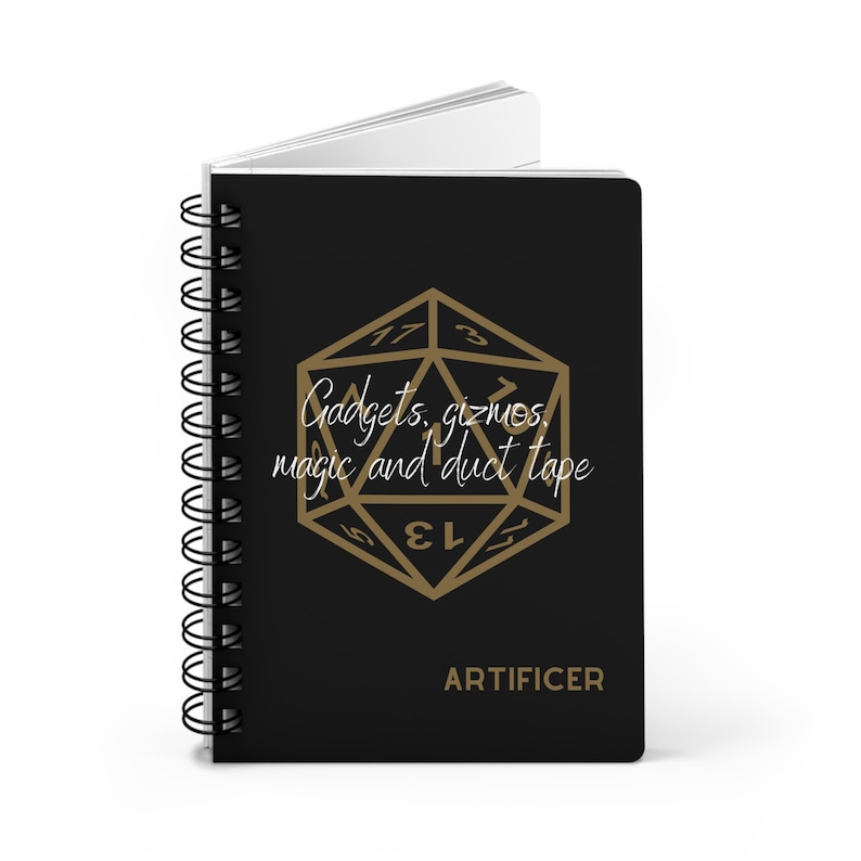 Dnd Notebook Artificer Journal D&d Notebook Dnd Character Dnd Gifts for ...