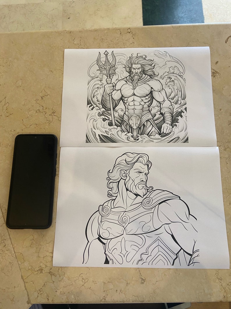 50 Epic Printable Greek Mythology Coloring Pages. - Etsy