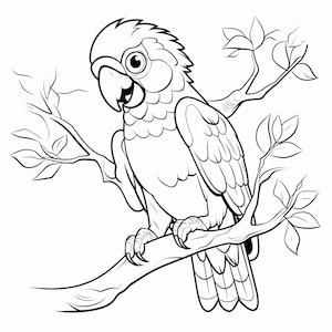 30 Printable Animal Coloring Drawings - Etsy