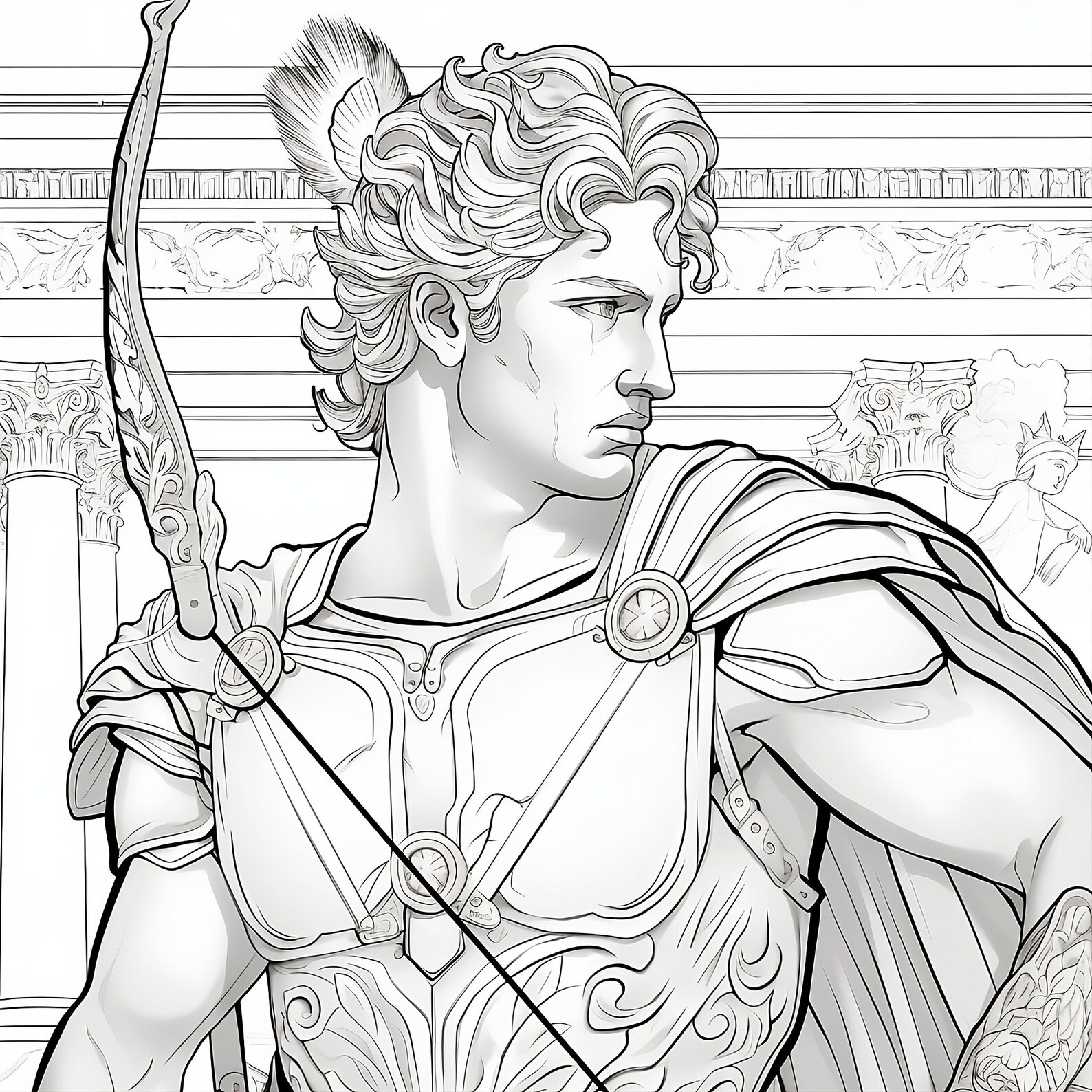 50 Epic Printable Greek Mythology Coloring Pages. - Etsy