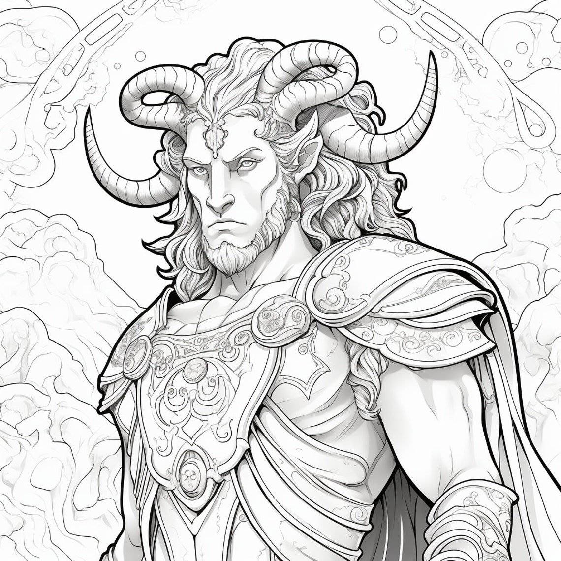 50 Epic Printable Greek Mythology Coloring Pages. - Etsy