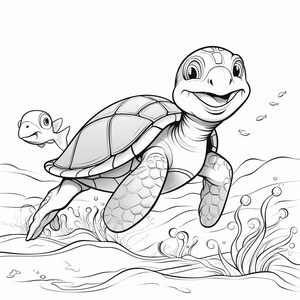 30 Printable Animal Coloring Drawings - Etsy