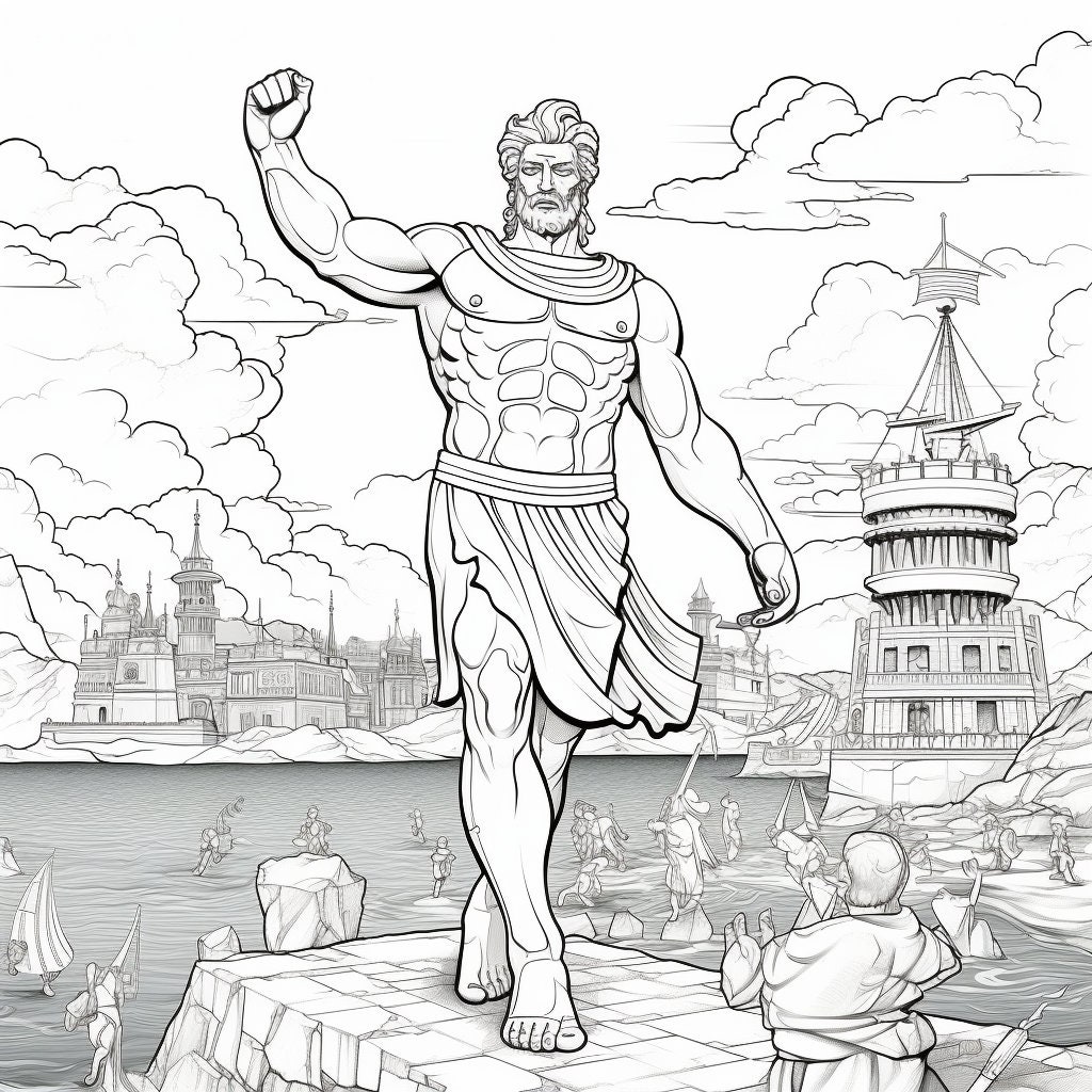 50 Epic Printable Greek Mythology Coloring Pages. - Etsy