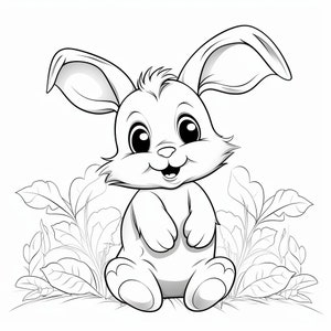 30 Printable Animal Coloring Drawings - Etsy