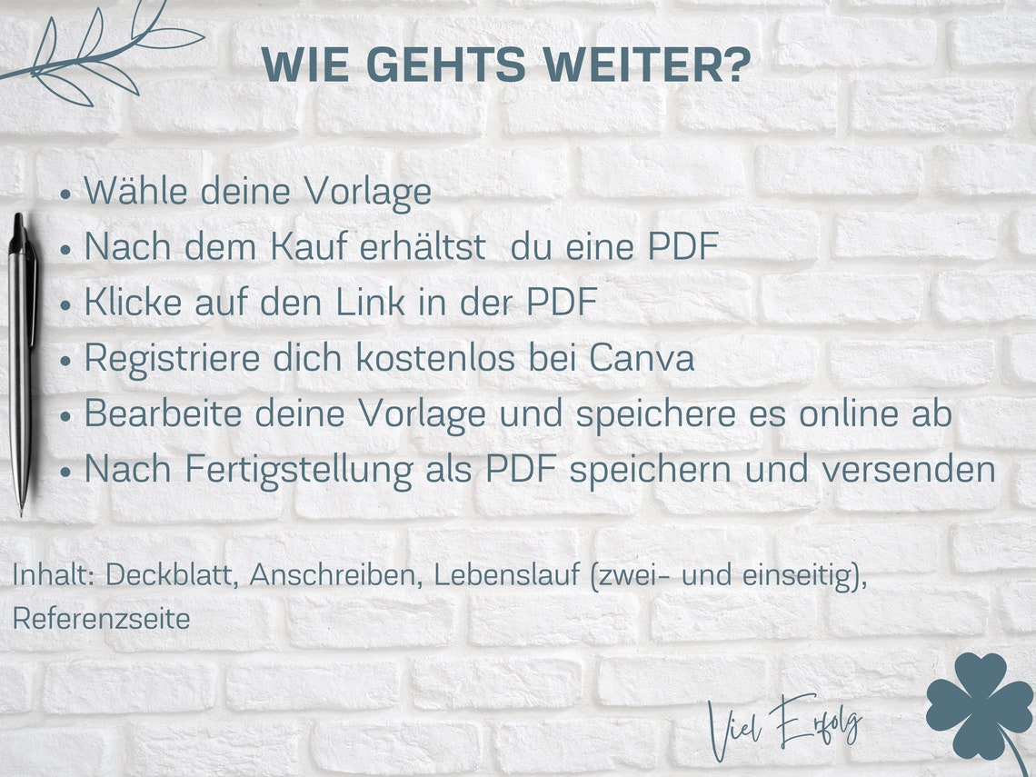 Application Template CV Template CV Tabular CV Modern & - Etsy