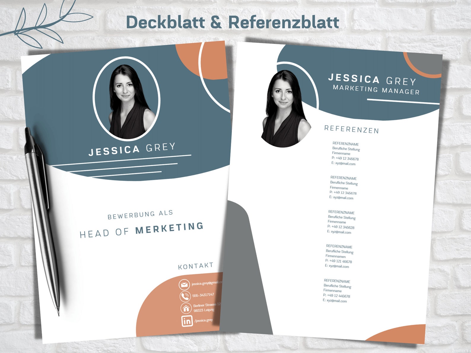 Application Template CV Template CV Tabular CV Modern & - Etsy