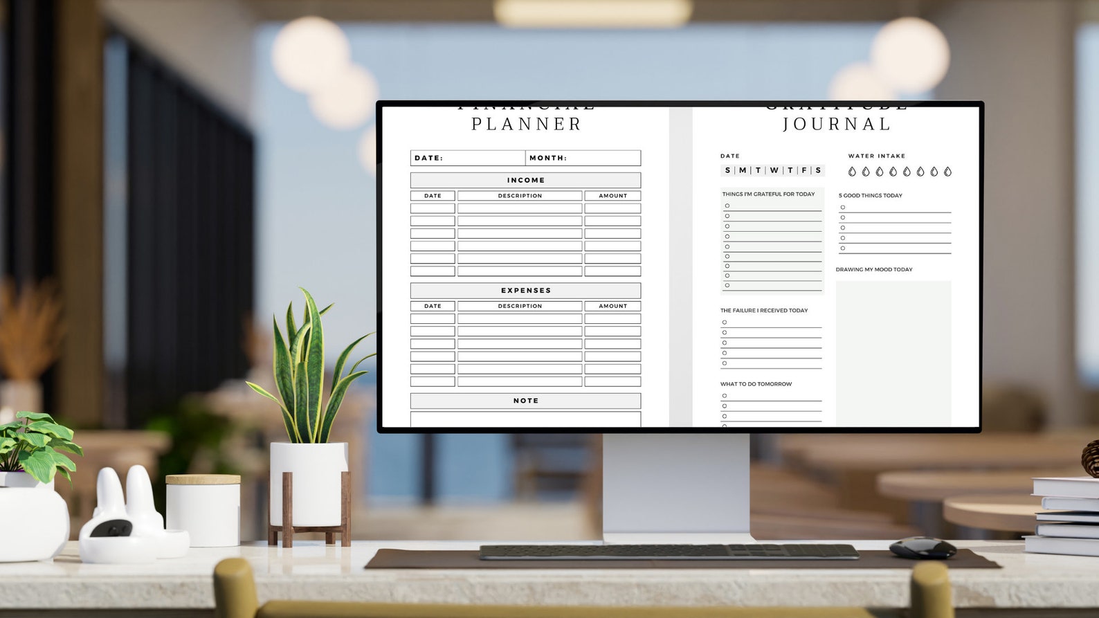 Printable Planner Bundle Goals, Habit Trackers, Growth Mindset, Self ...