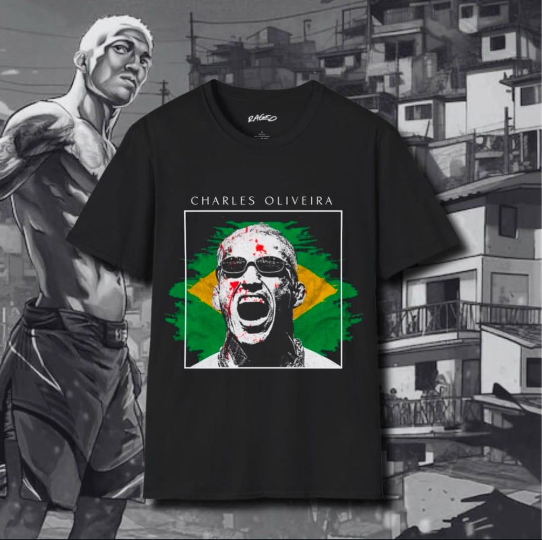 Charles Oliveira T-shirt | UFC Champion Merch | Do Bronx Apparel ...