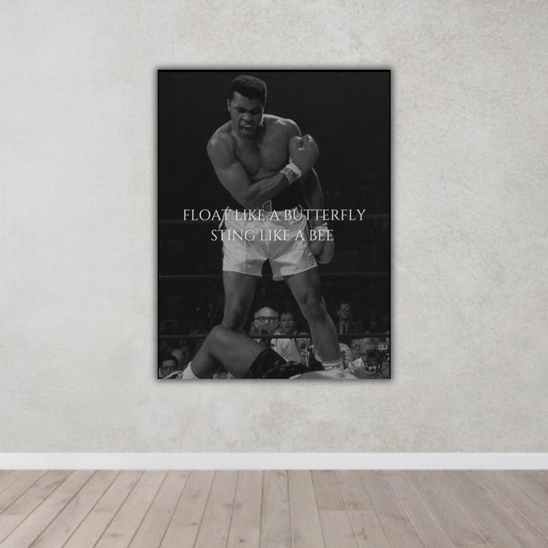 Muhammad Ali Poster | Luxury Boxing Wall Art | Exclusive Ali Print ...