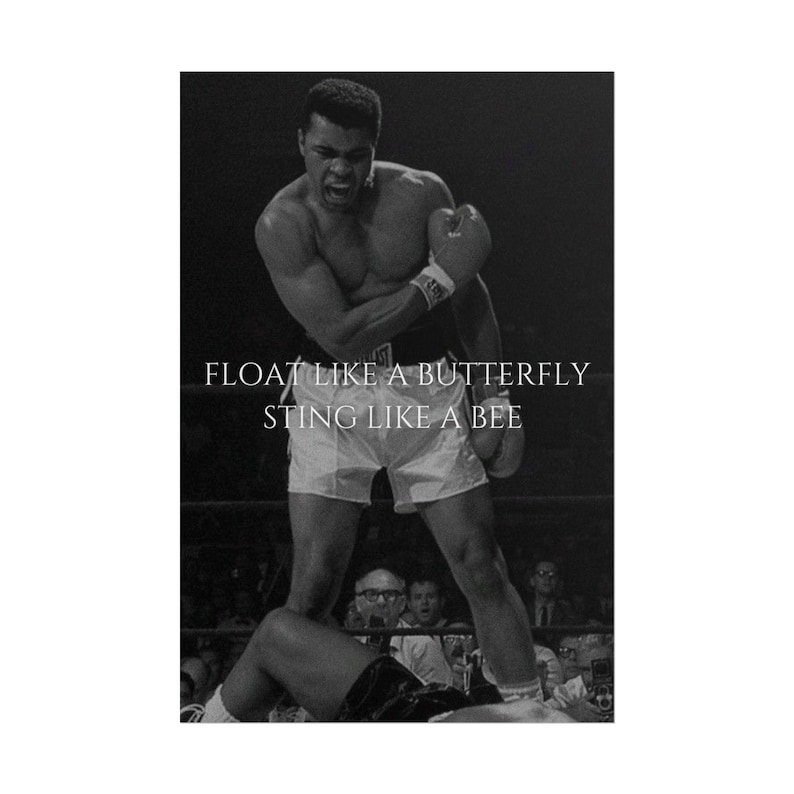 Muhammad Ali Poster | Luxury Boxing Wall Art | Exclusive Ali Print ...