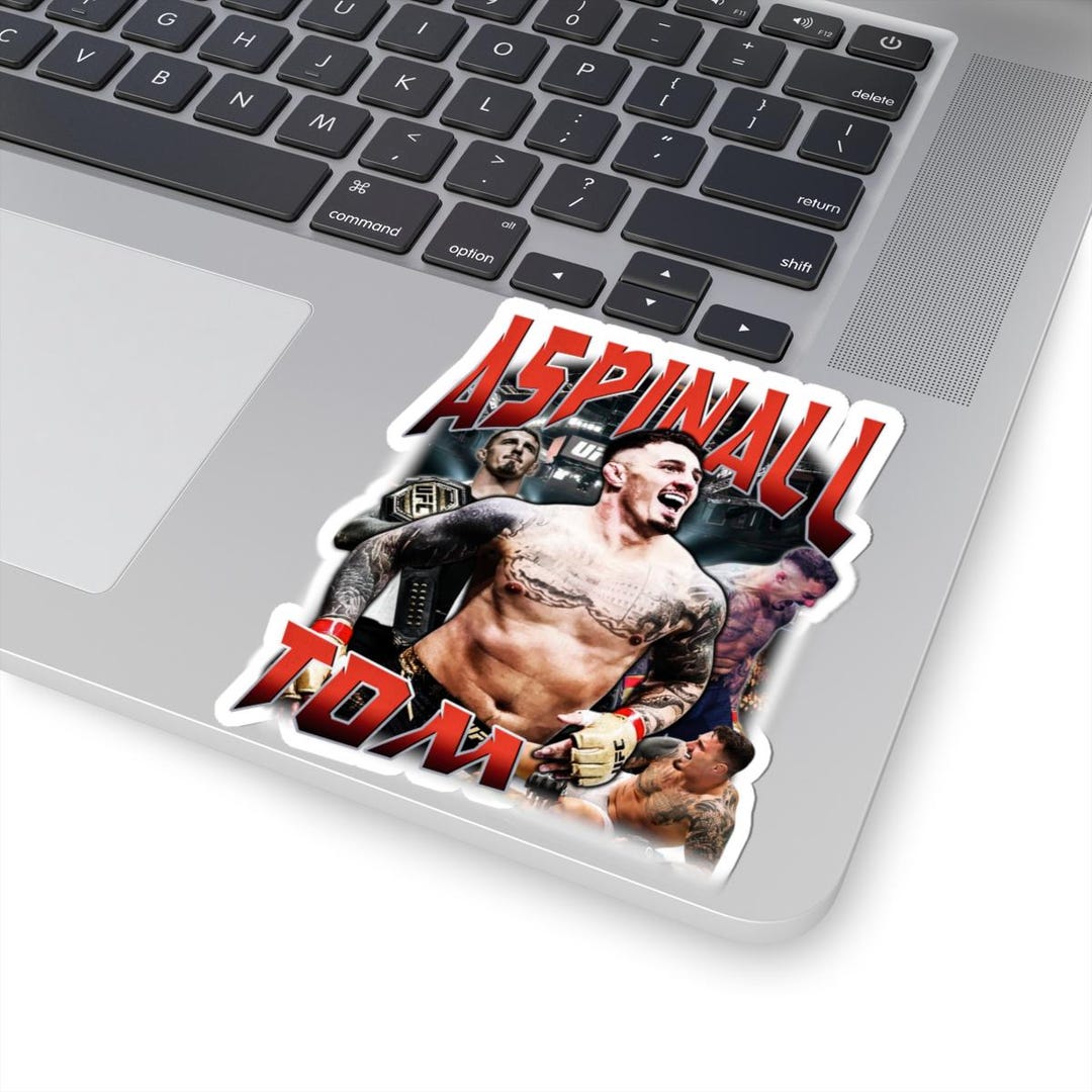 Tom Aspinall UFC Sticker Kiss-cut Sticker | Heavyweight Champion MMA ...