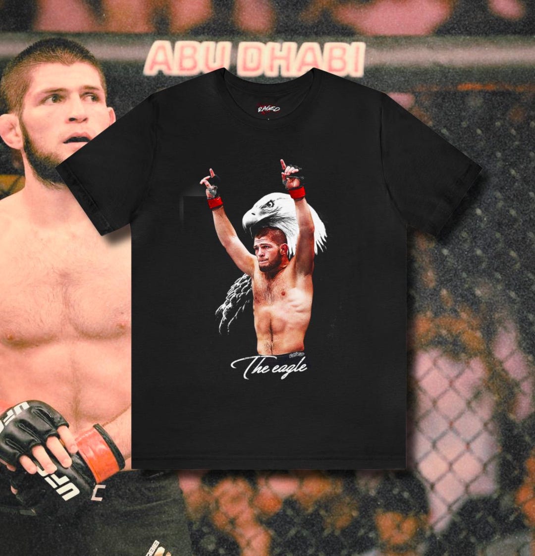 Khabib Nurmagomedov T-shirt | UFC Fighter Merch | Eagle Apparel ...