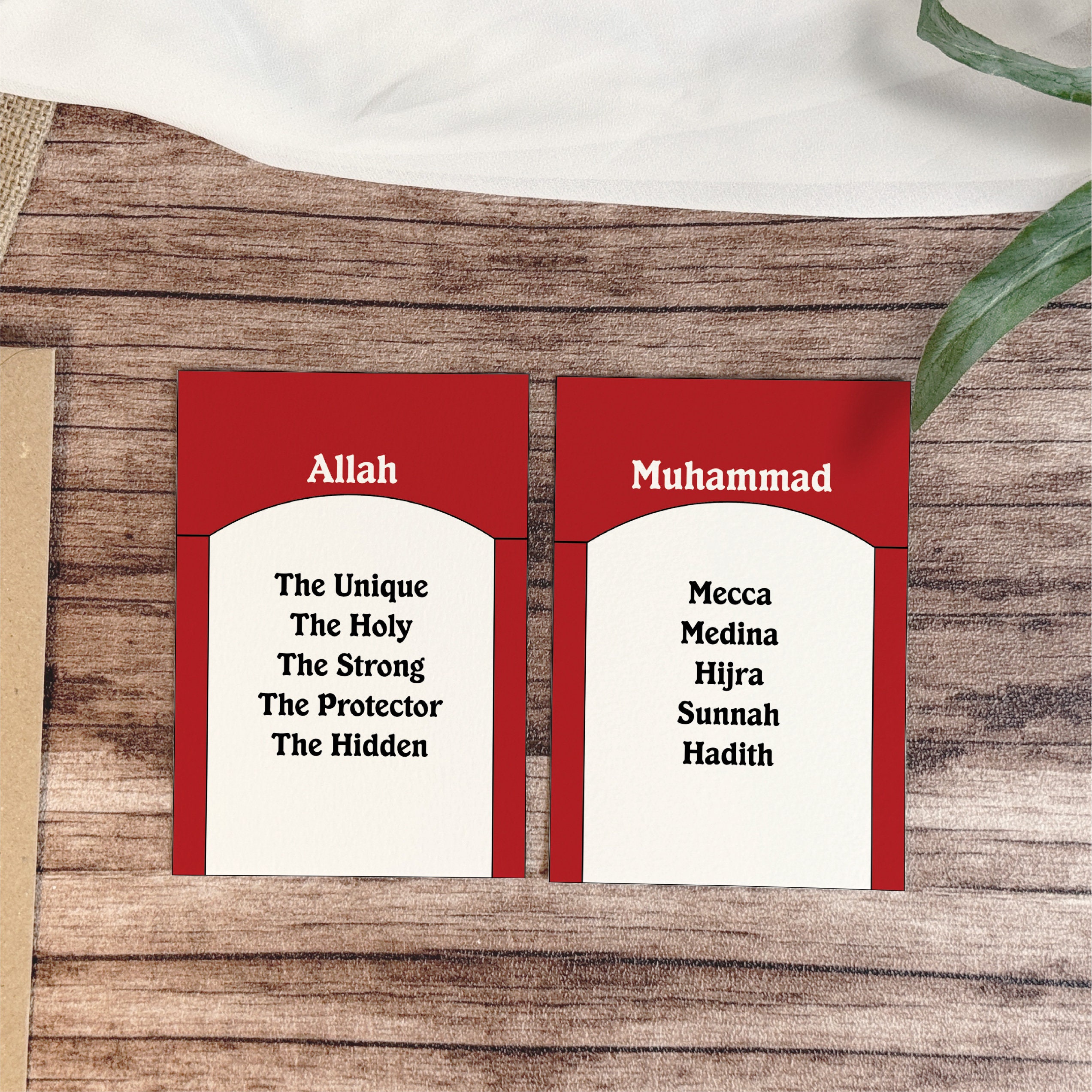 Islamic Taboo Game Flash Cards, Ramadan Activities, Entertainment ...