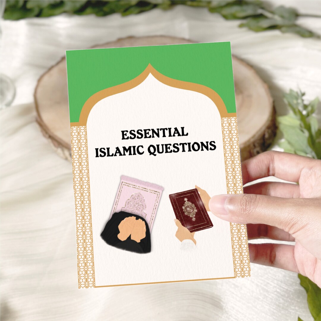 Essential Islamic Questions, Quran Basics of Muslim Children Printable ...