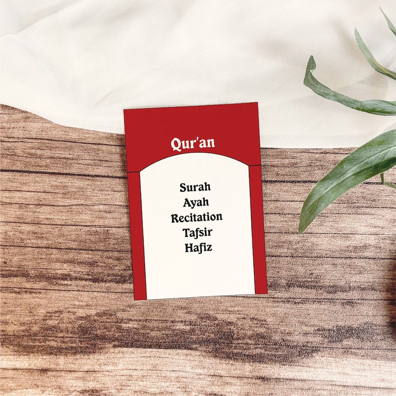 Islamic Taboo Game Flash Cards, Ramadan Activities, Entertainment ...