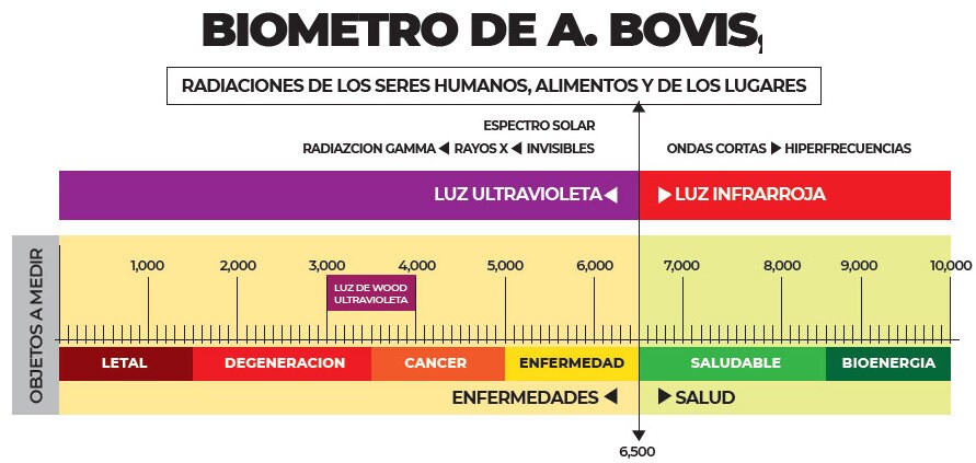 Bovis Biometer, Essential for the Use of the Pendulum, Bovis Biometer, Global Biometer and Table ...