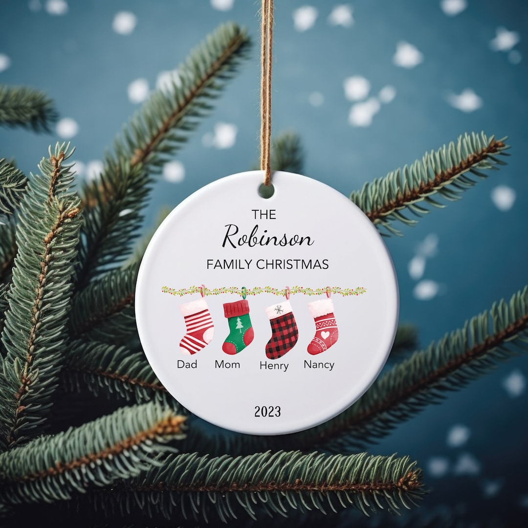 Family , Stockings Socks Winter Babies Kids Christmas Ceramic,custom ...