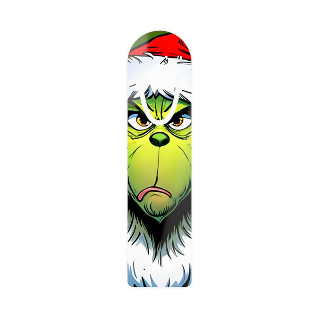Grinch Bookmark - Etsy