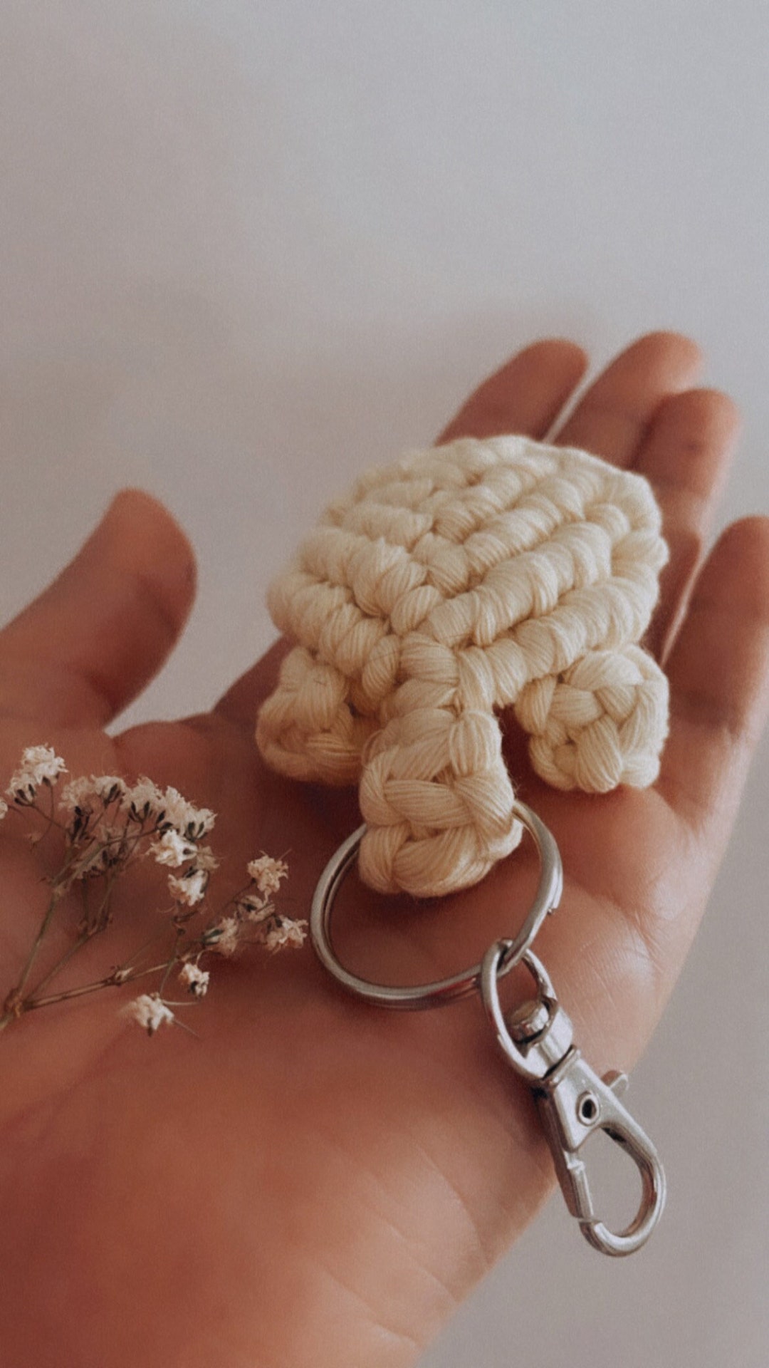 Turtle Macrame Keychain - Etsy