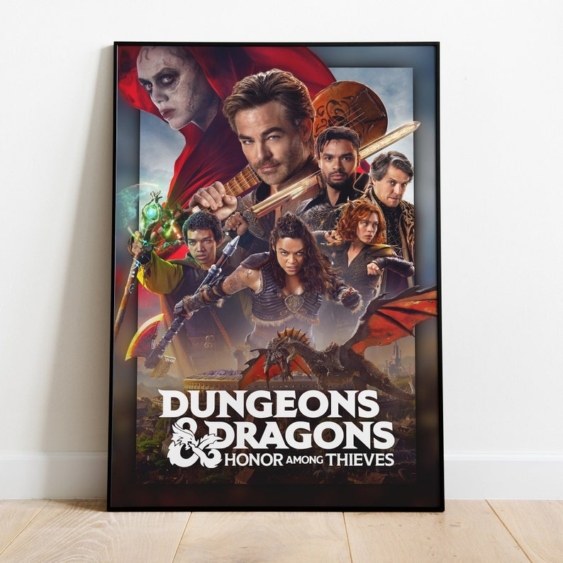 Dungeons and Dragons Poster, Dnd Wall Art & Fine Art Print, Home Decor ...